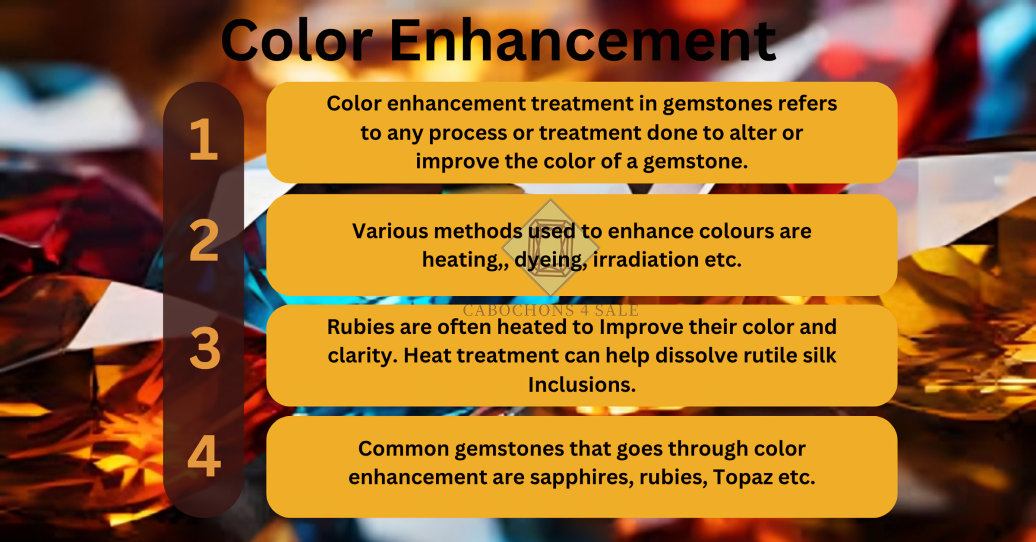 Color Enhancement| Buy Gemstones online at Cabochons4sale – Cabochons4sale