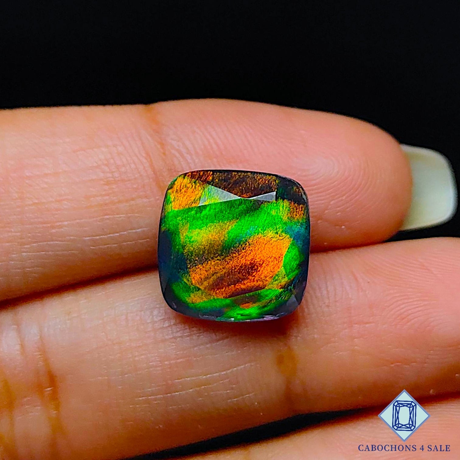 Natural Aurora Opal with Quartz Doublet | Vibrant Stone for Creativity ...