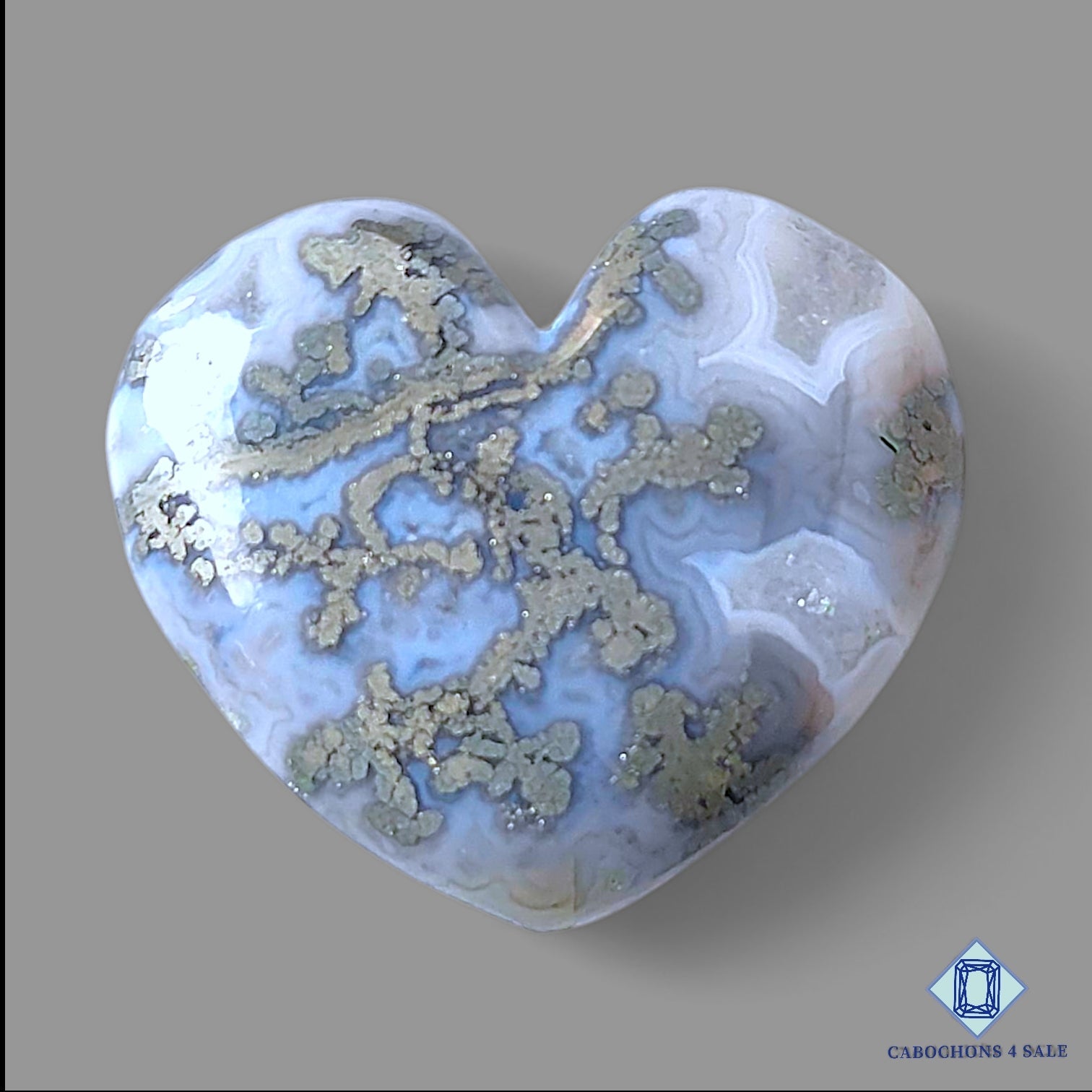 Natural Marcasite Heart Shaped Gemstones | Unique Jewelry Stones with ...