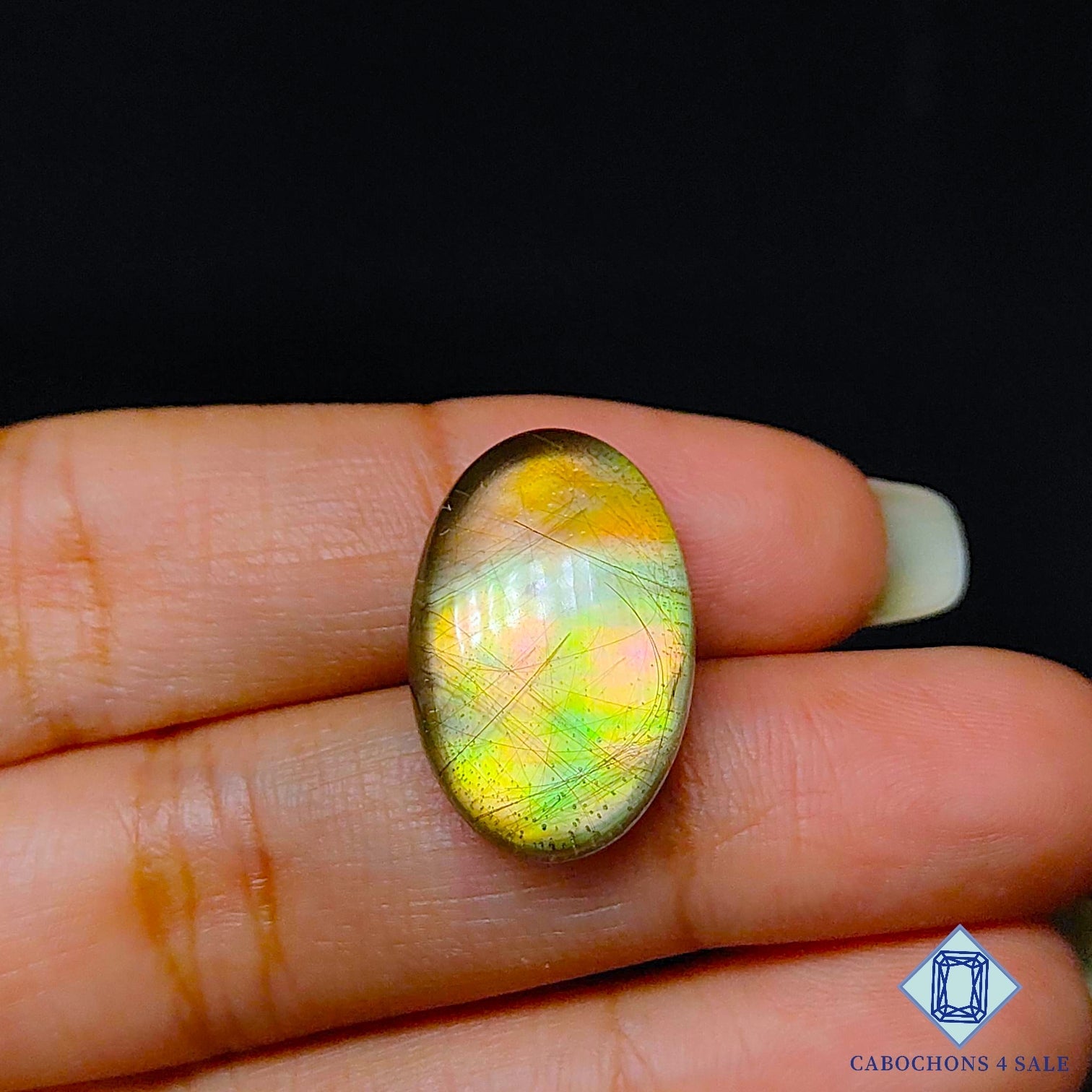 Mother of Pearl and Rutile Quartz Doublet | Luxury Gemstone for Inner ...